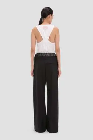 Victoria Beckham Sheer Panel Trouser