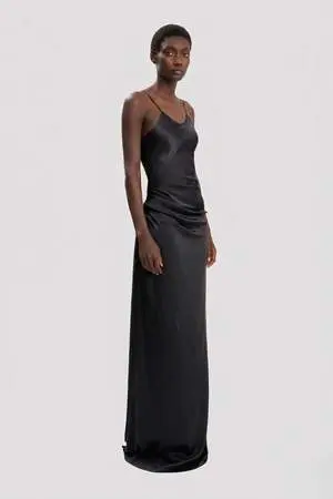 Victoria Beckham Cami Floor-length Dress - Black