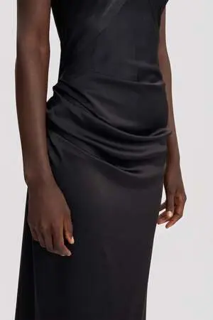 Victoria Beckham Cami Floor-length Dress - Black