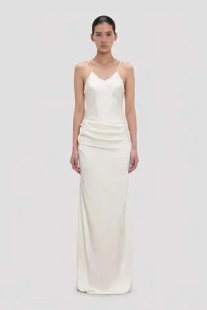 Victoria Beckham Cami Floor-length Dress - Ivory