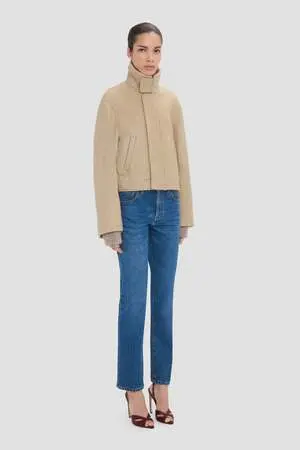 Victoria Beckham Bomber Jacket - Camel