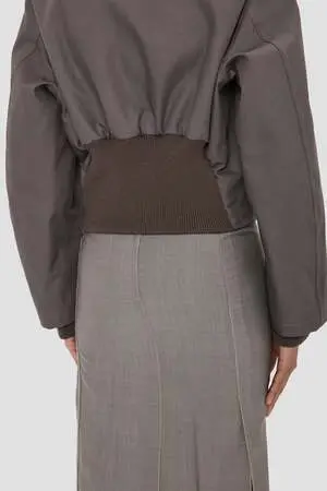 Victoria Beckham Bomber Jacket - Ore