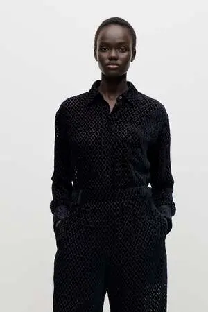 Victoria Beckham Remi Shirt - Black