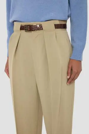 Victoria Beckham Tailored Trouser - Beige