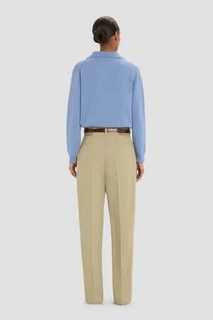 Victoria Beckham Tailored Trouser - Beige