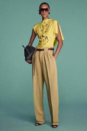 Victoria Beckham Tailored Trousers - Beige