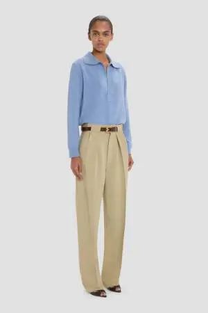 Victoria Beckham Tailored Trousers - Beige
