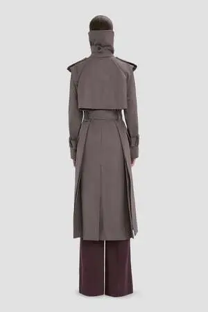 Victoria Beckham Philippa Trench Coat - Brown