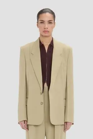 Victoria Beckham Pressed Jacket - Beige