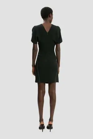 Victoria Beckham Bela Mini Dress - Black
