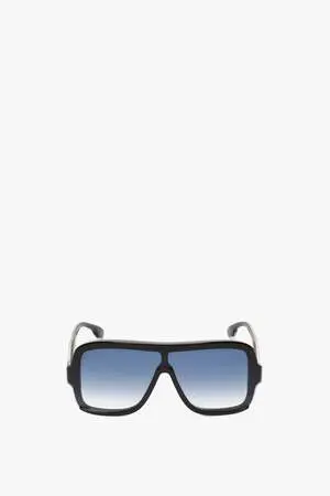 Victoria Beckham Layered Mask Sunglasses - Black Gradient