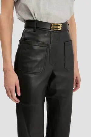 Victoria Beckham Alina Leather Trousers