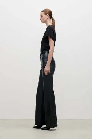 Victoria Beckham Alina Leather Trousers