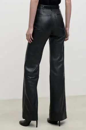 Victoria Beckham Alina Leather Trousers