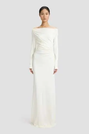 Victoria Beckham Off-shoulder Gown - Ivory