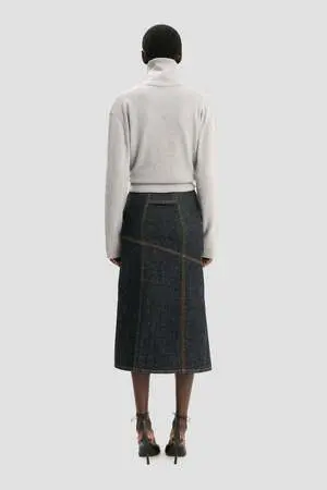 Victoria Beckham Midi Skirt With Panel Detailing