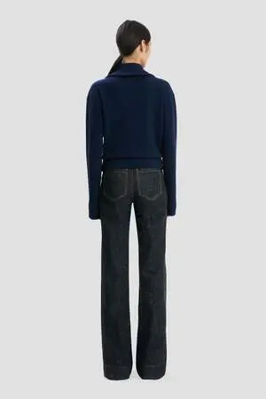 Victoria Beckham Half-zip Milano Jumper