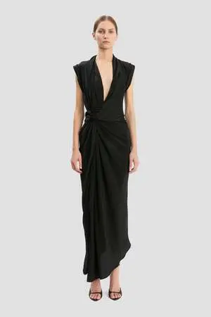 Victoria Beckham Victoria Beckham Twist Dress Black