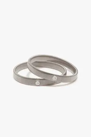 Victoria Beckham Plated Brass Sleeve Cuffs