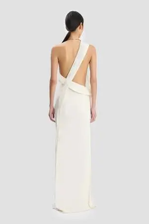 Victoria Beckham One-shoulder Chain Detail Dress