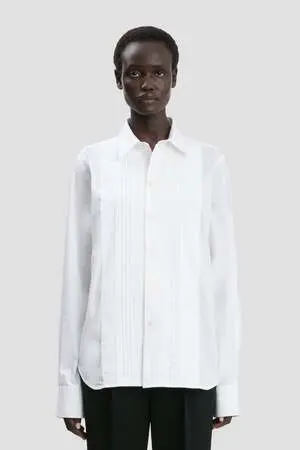 Victoria Beckham Pin Tuck Shirt - White
