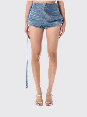 DIESEL® Denim Shorts With Belted Waist