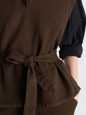 LEMAIRE Sleeveless Top - Cocoa