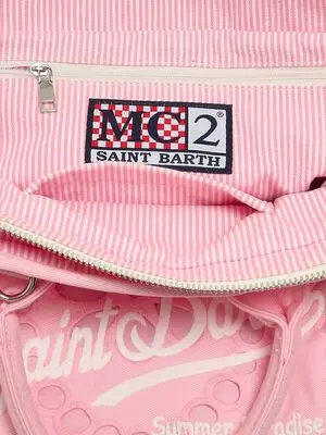MC2 SAINT BARTH Embroidered Bag - Pink