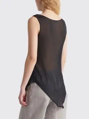 Paloma Wool Asymmetrical Draped Sheer Top