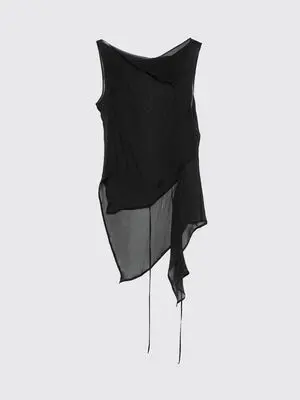 Paloma Wool Asymmetrical Draped Sheer Top