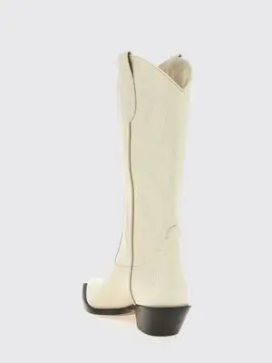 SONORA Knee High Boots - White