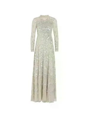 NEEDLE & THREAD Freya Sequin Maxi Dress