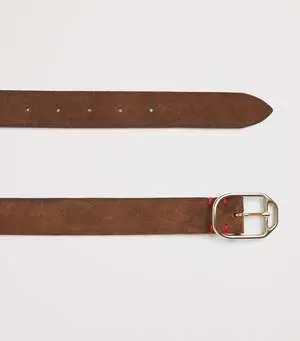 Eleventy Suede Belt
