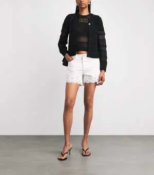 ME+EM Open-stitch Knit T-shirt