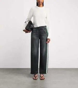 ME+EM Organic Cotton Essential Cropped Sweater