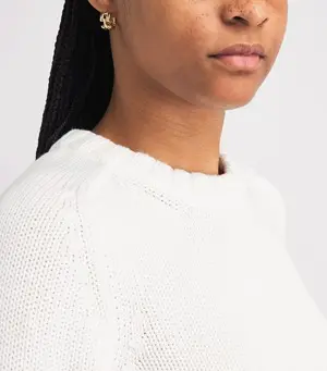 ME+EM Organic Cotton Essential Cropped Sweater