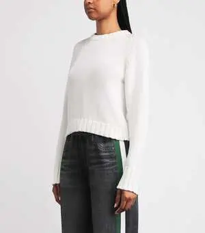 ME+EM Organic Cotton Essential Cropped Sweater