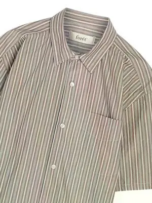 FORET Striped Short-sleeve Shirt