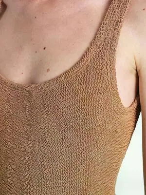 Hunza G Crinkle-effect Swimsuit