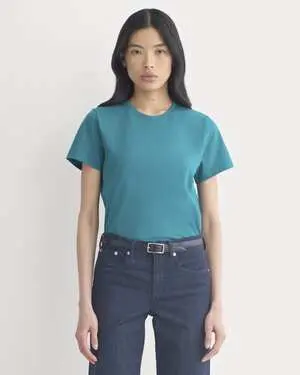 Everlane Slim Crew Neck T-shirt - Everglade