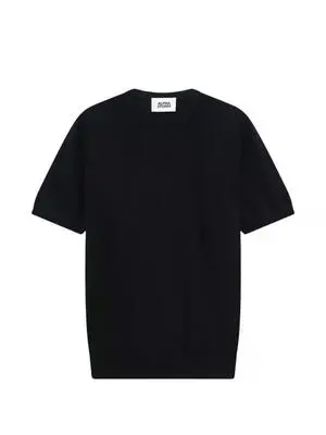 Alpha Studio Short-sleeve Ribbed-trim T-shirt