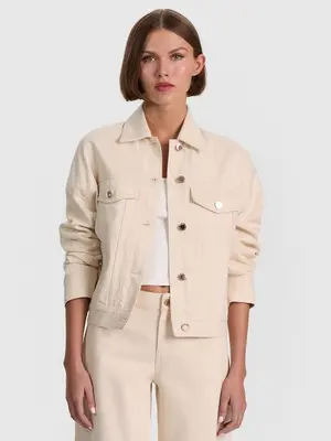 ALICE + OLIVIA Jesse Oversized Denim Jacket