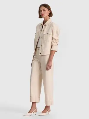Alice + Olivia Jesse Oversized Denim Jacket