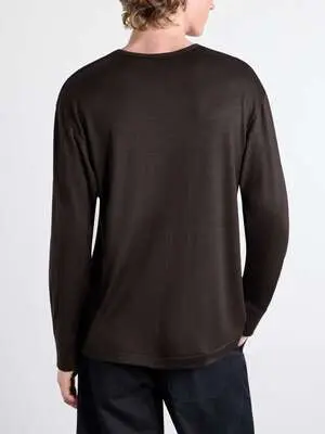 Studio Nicholson Cotton-jersey Henley T-shirt