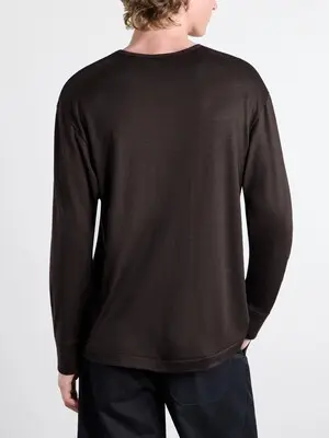 Studio Nicholson Cotton-jersey Henley T-shirt