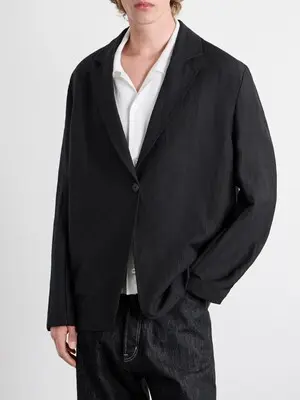 Studio Nicholson Denison Linen And Wool-blend Suit Jacket