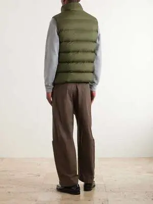 Moncler Tibb Quilted Shell Down Gilet - Green