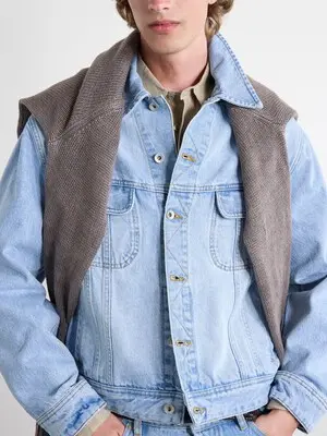 Studio Nicholson Cropped Denim Jacket