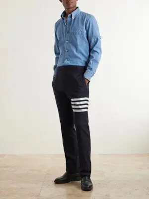 Thom Browne Denim-effect Cotton Shirt