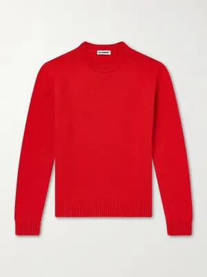 JIL SANDER Wool Sweater - Red